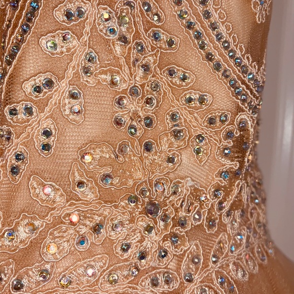 Dresses | Gold Champagne Colored Formal Dress | Poshmark
